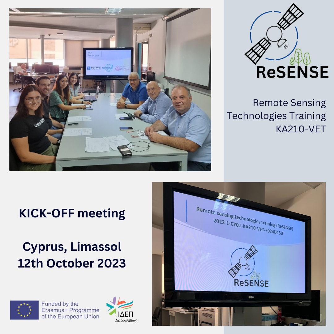 ReSENSE project KICK-OFF meeting in Cyprus